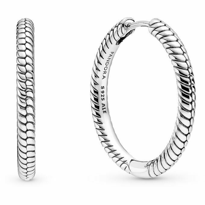 Pandora Hoop Earrings 25mm Franco Cuomo Gioielli